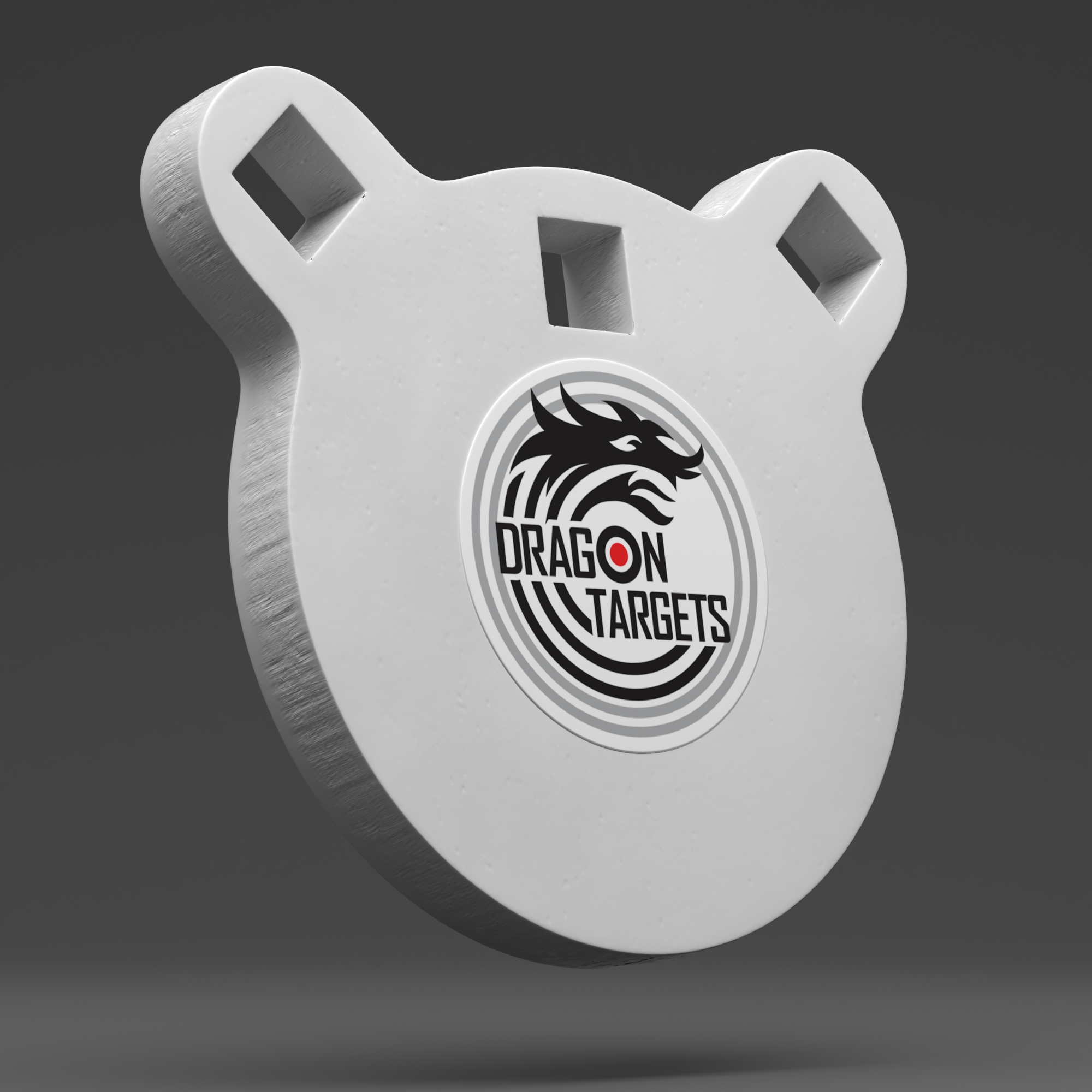 - Dragon Targets 4" x 1/2" Gong AR500 Steel Shooting Target #610-1749P