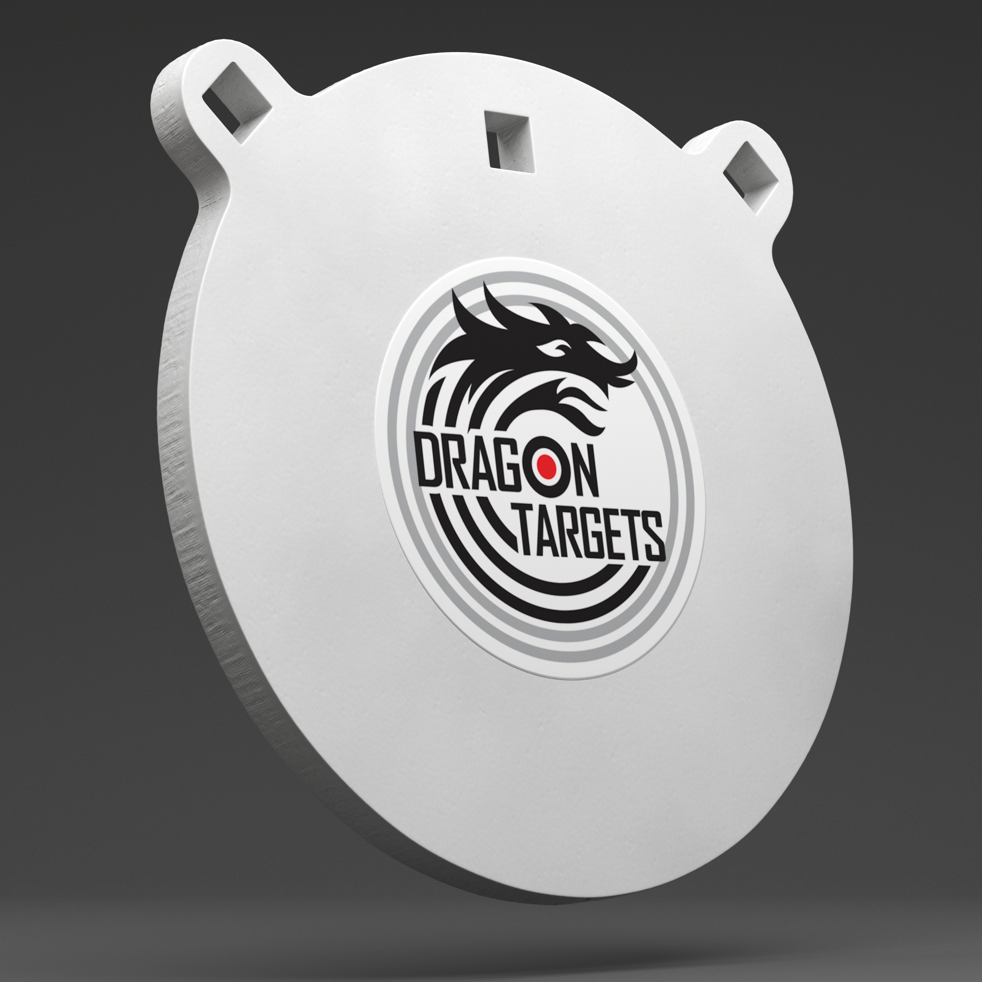 - Dragon Targets 8" x 1/2" Gong AR500 Steel Shooting Target 1/2" Thick ...